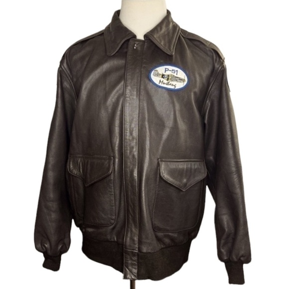US Wings | Jackets & Coats | Us Wings Mens P5 Mustang Leather Flight ...